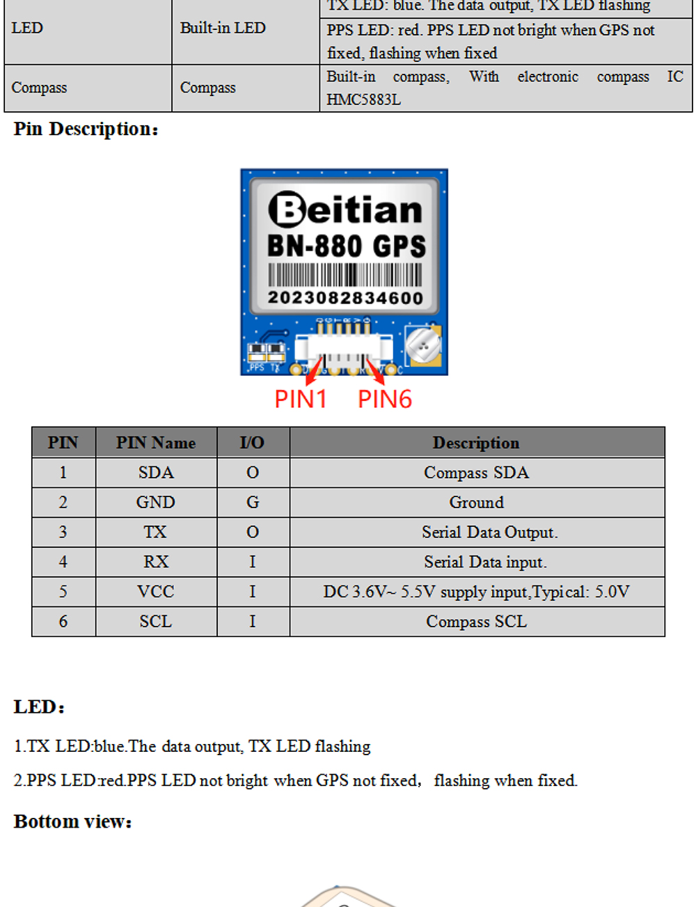 GNSS Module BN-880 - 深圳市北天通讯有限公司企业官网