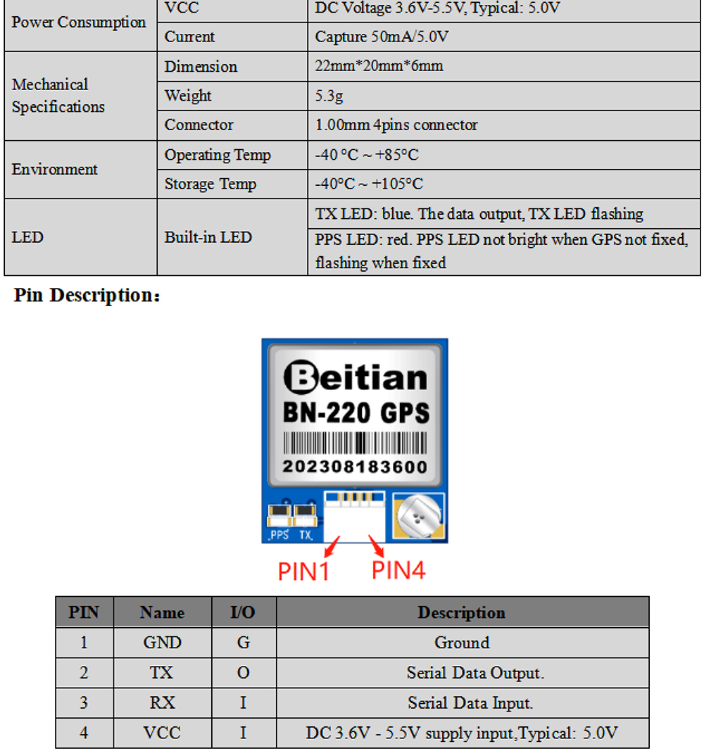 GNSS Module BN-220 - 深圳市北天通讯有限公司企业官网